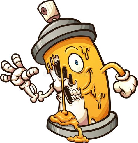 Graffiti Spray Can Stock Vector Illustration Of Spray 89154901