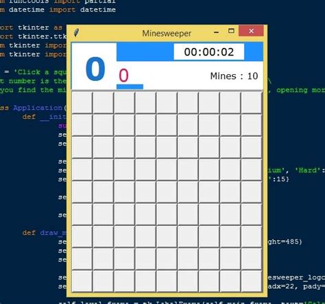 Complete Minesweeper Game Using Pygame In Python With Source Code Sourcecodester