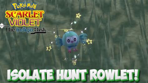How To Easily Shiny Hunt Rowlet In Pokemon Scarlet And Violet The
