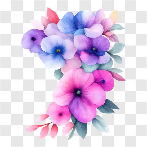 Download Upside Down Heart Shaped Flower Bouquet Pngs Online Creative