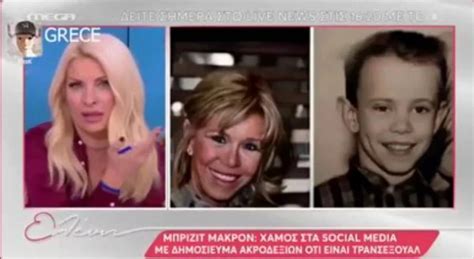 Jean Michel Trogneux aka Brigitte Macron passe à la télévision mondiale