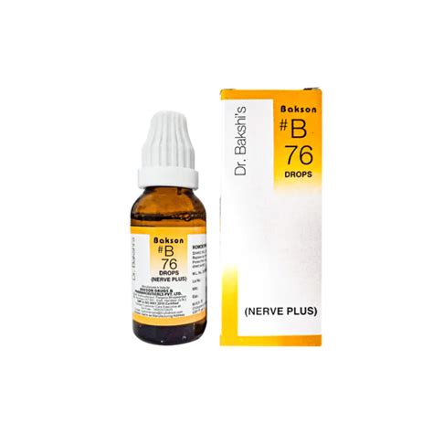 B Drop 76 Nerve Plus Drops 30 Ml