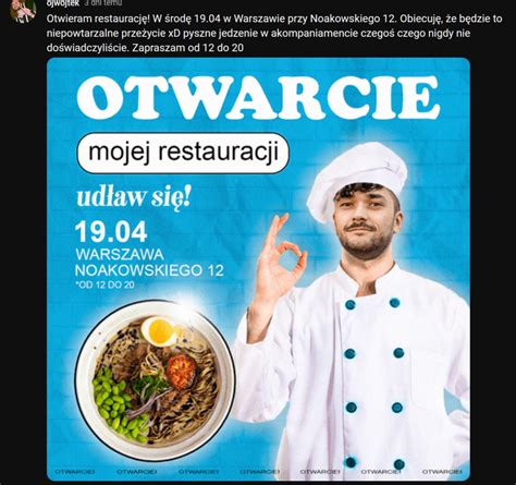 Wojtek “ojwojtek” Przeździecki Otworzył Najmniej Prokliencką