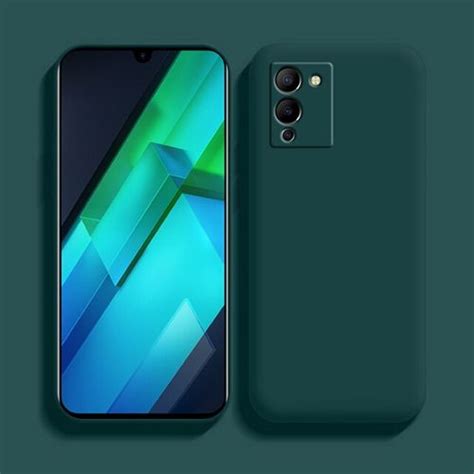 Case Coque Pour Infinix Note 12 G96 Protection Antichoc En Silicone Liquide Vert Fiche Technique