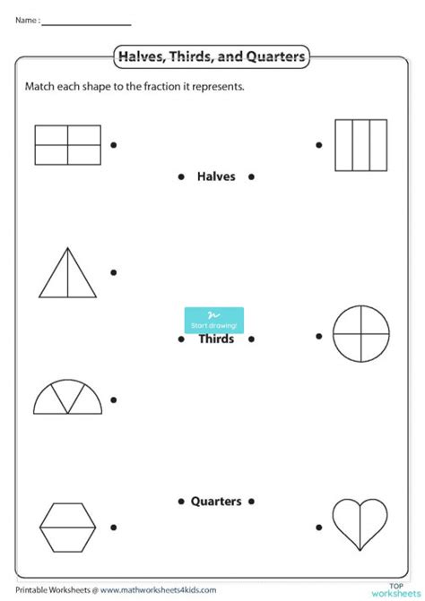 Fractions 14 Worksheet Interactive Worksheet Topworksheets