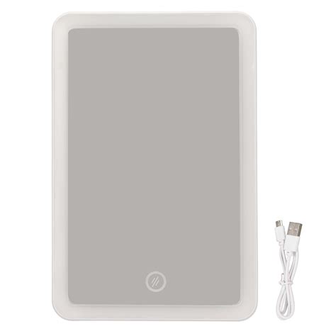 Led Makeup Mirror Stepless Dimming 180 Degrees Rotation Touch Switch