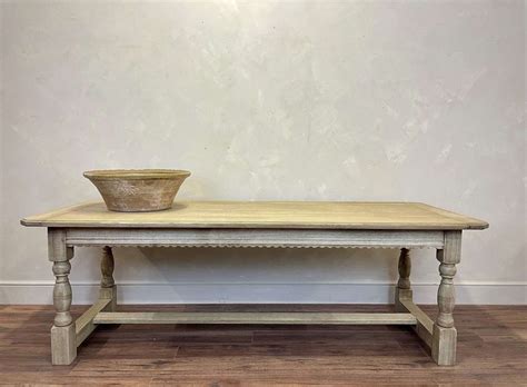 Bleached Oak Dining Table