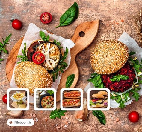 مجموعه تصاویر باکیفیت با موضوع فست فود فایل بوم