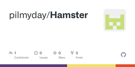 Github Pilmyday Hamster
