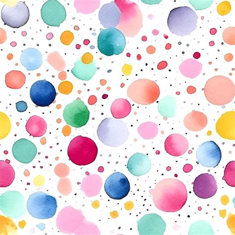 Premium Vector Abstract Colorful Dots Pattern Watercolor For Textile