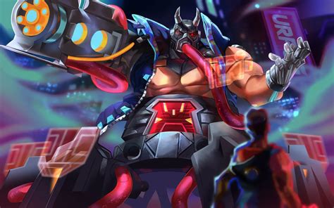 Cyberpunk Urgot League Of Legends Custom Skin