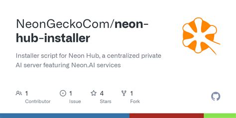 GitHub NeonGeckoCom Neon Hub Installer Installer Script For Neon Hub A Centralized Private