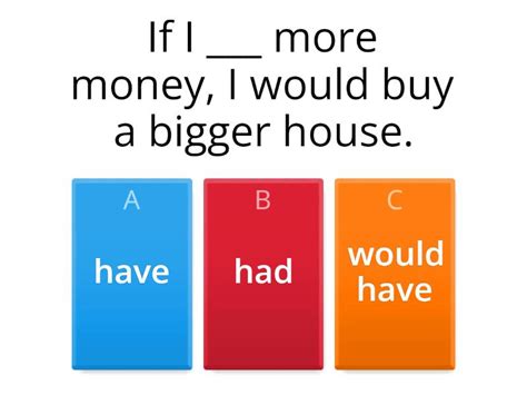 Second Conditional Quiz