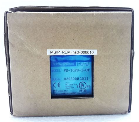Nsd Varilimit Vs 10g D Mp Ct Limit Switch Output Controller 47 Off
