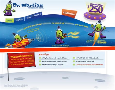 Creative Combinations Of Header And Footer In Web Design Hongkiat