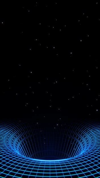 Premium Photo Digital Grid Vertical Background