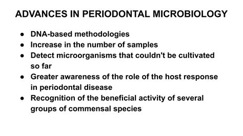 Bacterial Spectrum In Relation To Periodontal Diseases Pdf