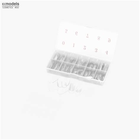 False Nails 3d Model Download Health And Beauty On