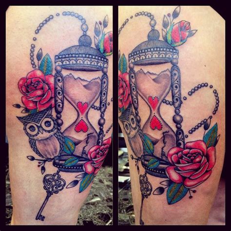 Tattoo Hourglass Owl Rose Tattoo Designs Cool Tattoos Skull Tattoo