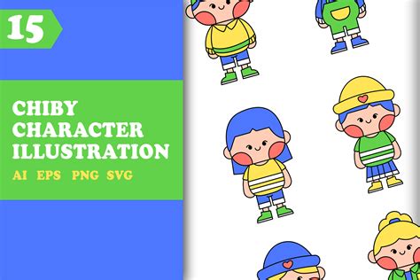 Chiby Character Illustration Graphic By Fannanstudio · Creative Fabrica