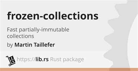 Frozen Collections — Data Structures In Rust Librs