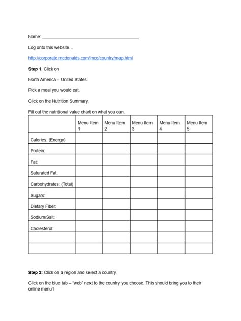 Mcdonalds Assignment Pdf