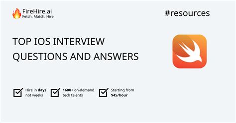 30 Ios Interview Questions And Answers For 2024 With Tips