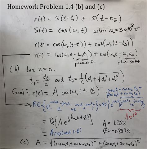 EE313 Linear Systems And Signals Homework Fall 2024