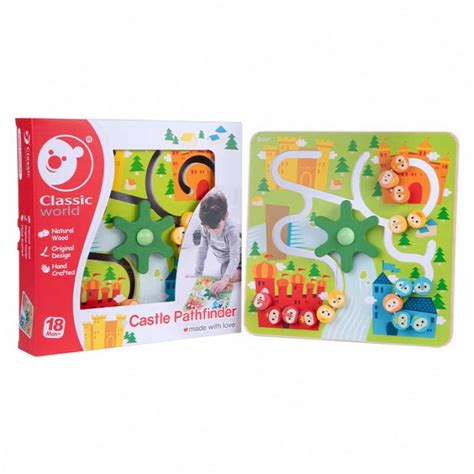 Дървен детски лабиринт Замък • Гуга