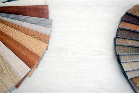 Premium Photo Samples Of Laminate And Vinyl Floor Tile On Wooden