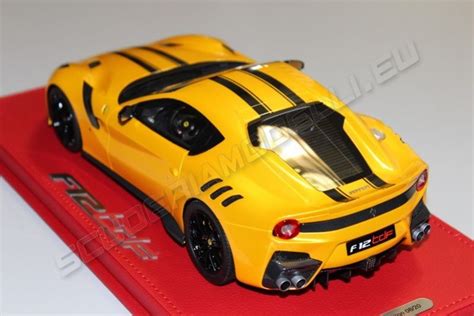 Bbr Models 2015 Ferrari Ferrari F12 Tdf Giallo Tristrato Black
