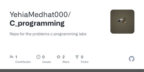 Github Yehiamedhat000cprogramming Repo For The Problems C Programming Labs