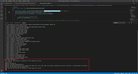 Unable To Receive Response From SynthesisWordBoundaryEventAsync Key Q Issue Azure