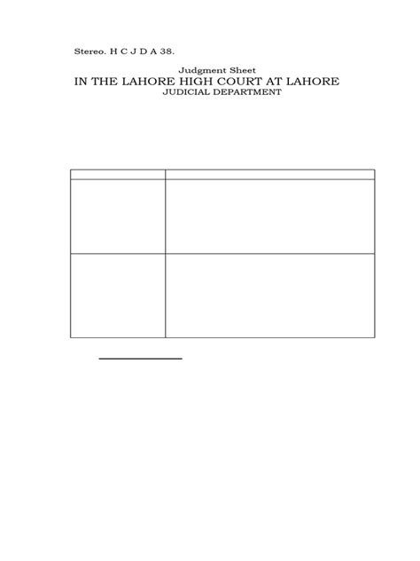 Al Jadeed Lahore Lahore High Court Pdf