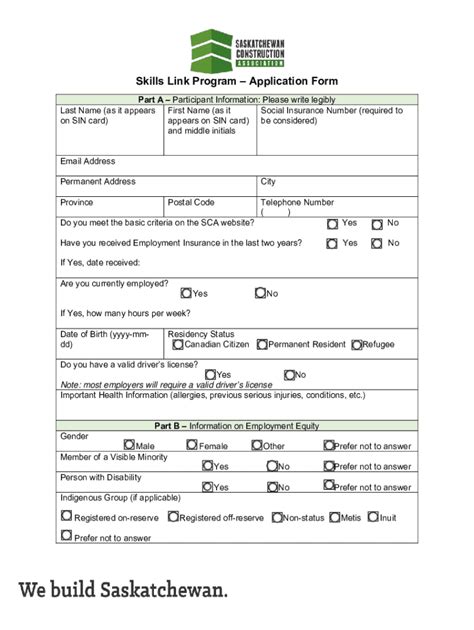 Fillable Online Skills Link Application Form Winter 2018 Fax Email Fillable Online Skills Link Application Form Winter 2018 Fax Email