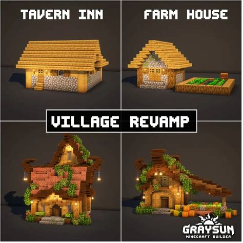 Graysun Minecraft Builds On Instagram Minecraft Plains Village