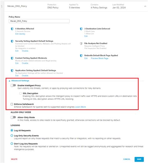 cisco umbrella dns intelligent proxy e ssl decryption cisco community