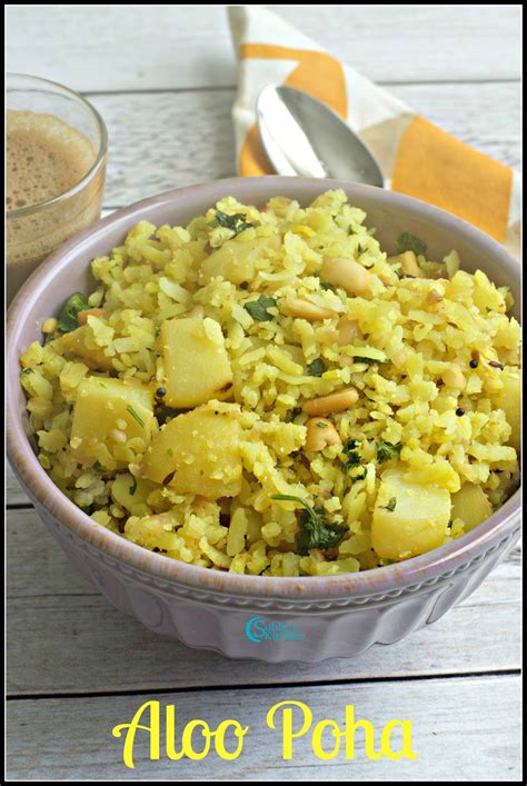 Aloo Poha Recipe Batata Poha Recipe Subbus Kitchen