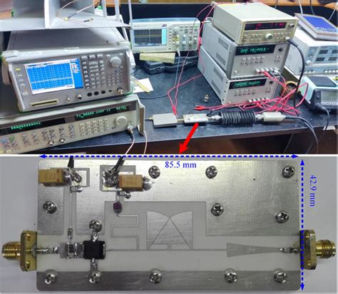 The Photograph Of The Under‐test Fabricated Multi‐octave Power
