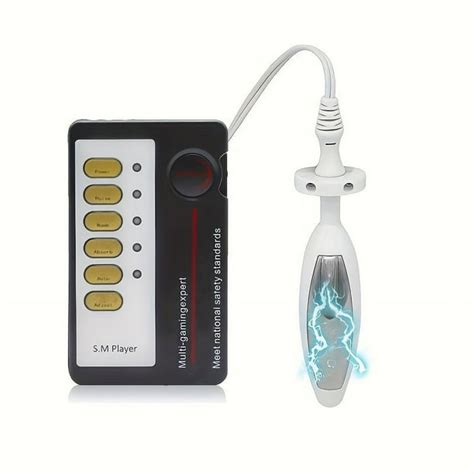 1 Set Of Electroshock Sex Toys For Men Medical Themed Anal Plug