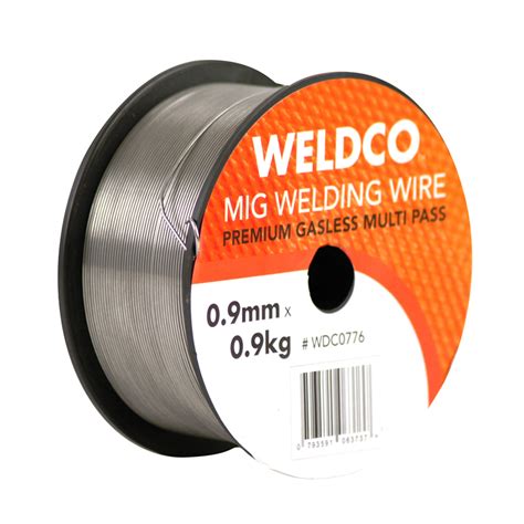 Weldco Mig Welding Wire Gasless Multi Pass 0 9mm X 0 9kg Weldco