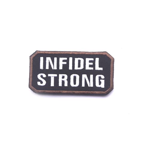 Crusader Infidel Patches Isaf Arabic Army Christian Tactical Bacon Pork