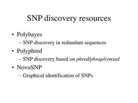 Ppt Outline To Snp Bioinformatics Lecture Powerpoint Presentation Free Download Id6726801
