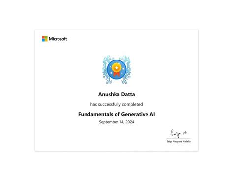 anushka datta on linkedin generativeai microsoft ai innovation