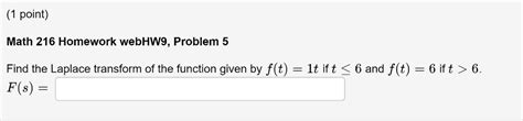 Solved Point Math Homework Webhw Problem Find The Chegg