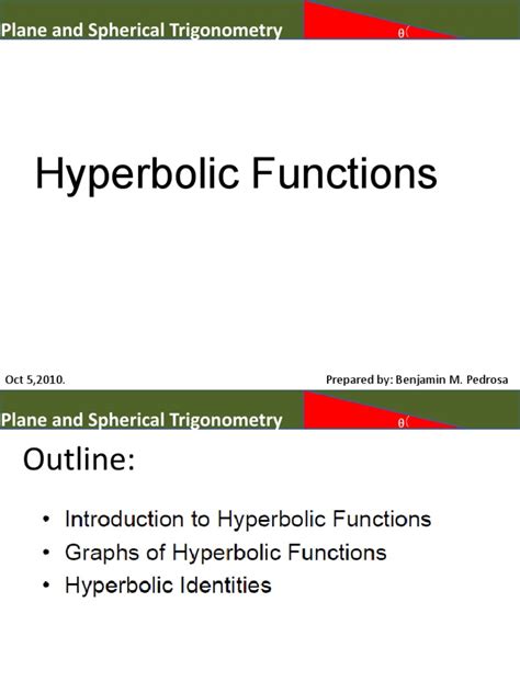 Hyperbolic Functions Plane And Spherical Trigonometry Pdf Sports And Recreation Language