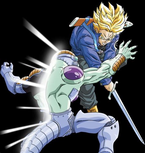 Trunks Ssj Vs Cyborg Freeza Dragon Ball Z Dragon Ball Super Art