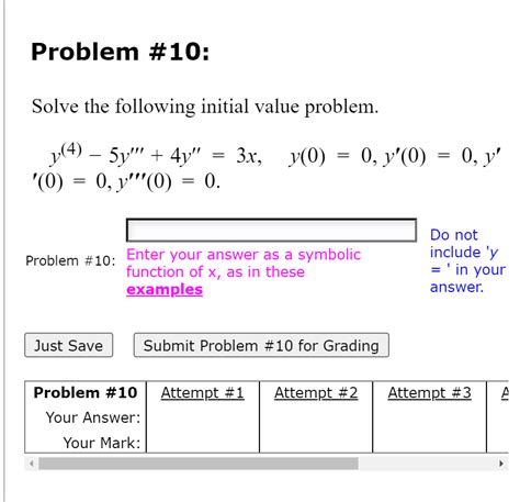 Solved Solve The Following Initial Value Problem Chegg