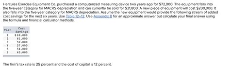 Solved Hercules Exercise Equipment Co Purchased A