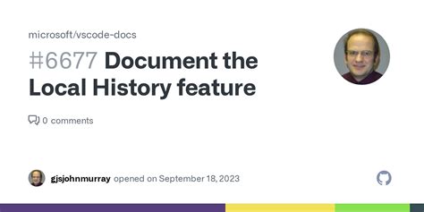 document the local history feature · issue 6677 · microsoft vscode